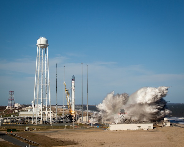Spaceflight Now | Antares Launch Report | PHOTOS: Remote cameras ...