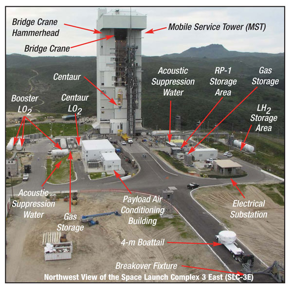 Spaceflight Now | Atlas Launch Report | Space Launch Complex 3E