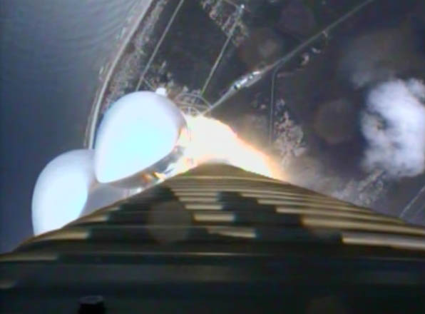 Spaceflight Now | Juno | Rocket-mounted cameras capture Juno's launch