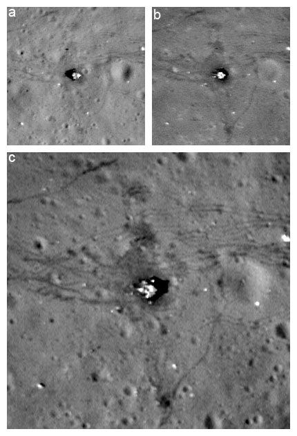 Spaceflight Now | New Sharper Views of Apollo Landing Sites