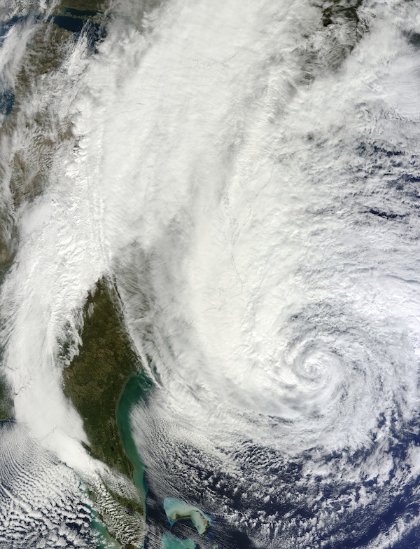 Spaceflight Now | Breaking News | PHOTOS: Satellites see Sandy from space